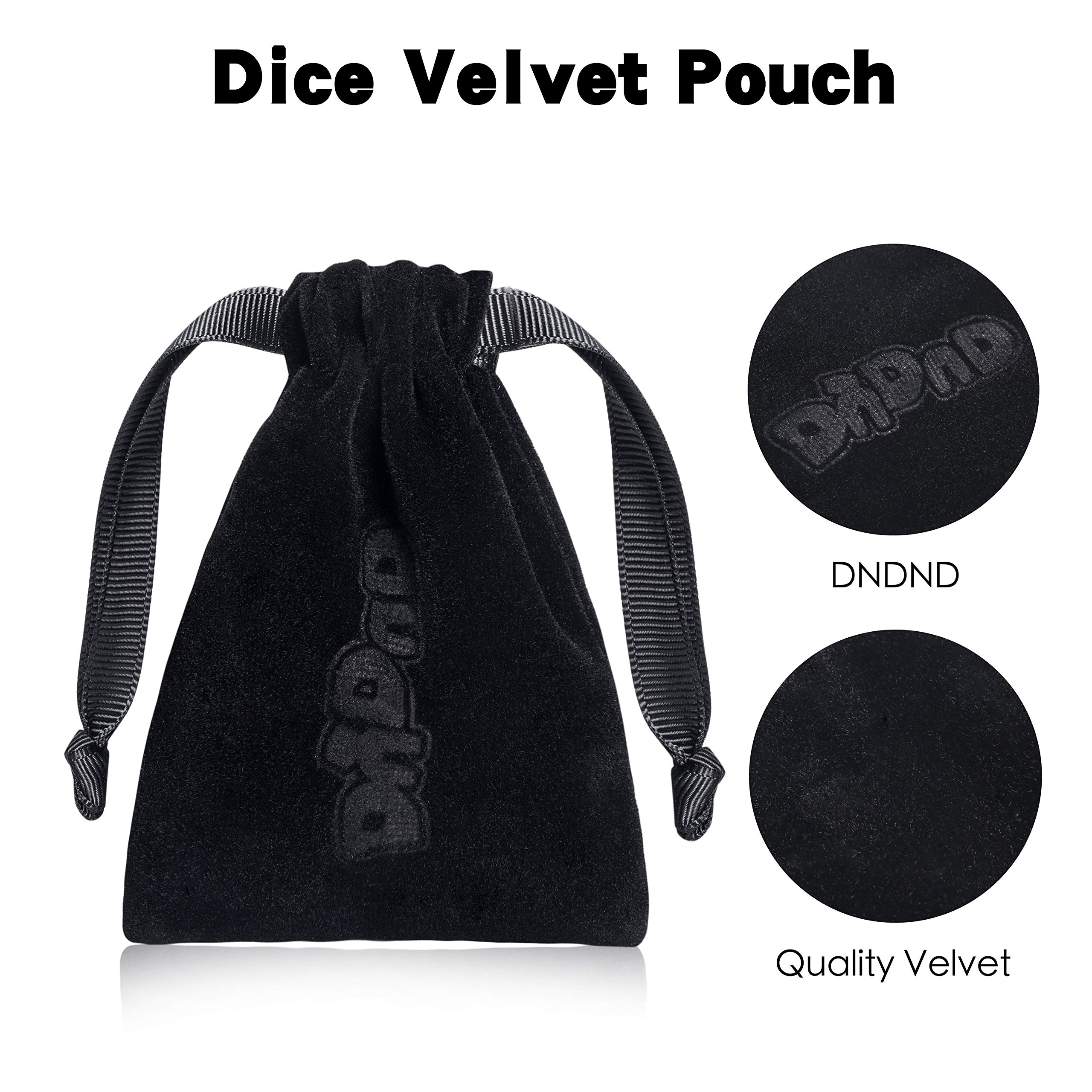 Cat Dice Dice DND, DNDND 7PCS Resin D&D Dice with Velvet Bag for Dungeons and Dragons Role Playing Games and Tabletop Games(Cat