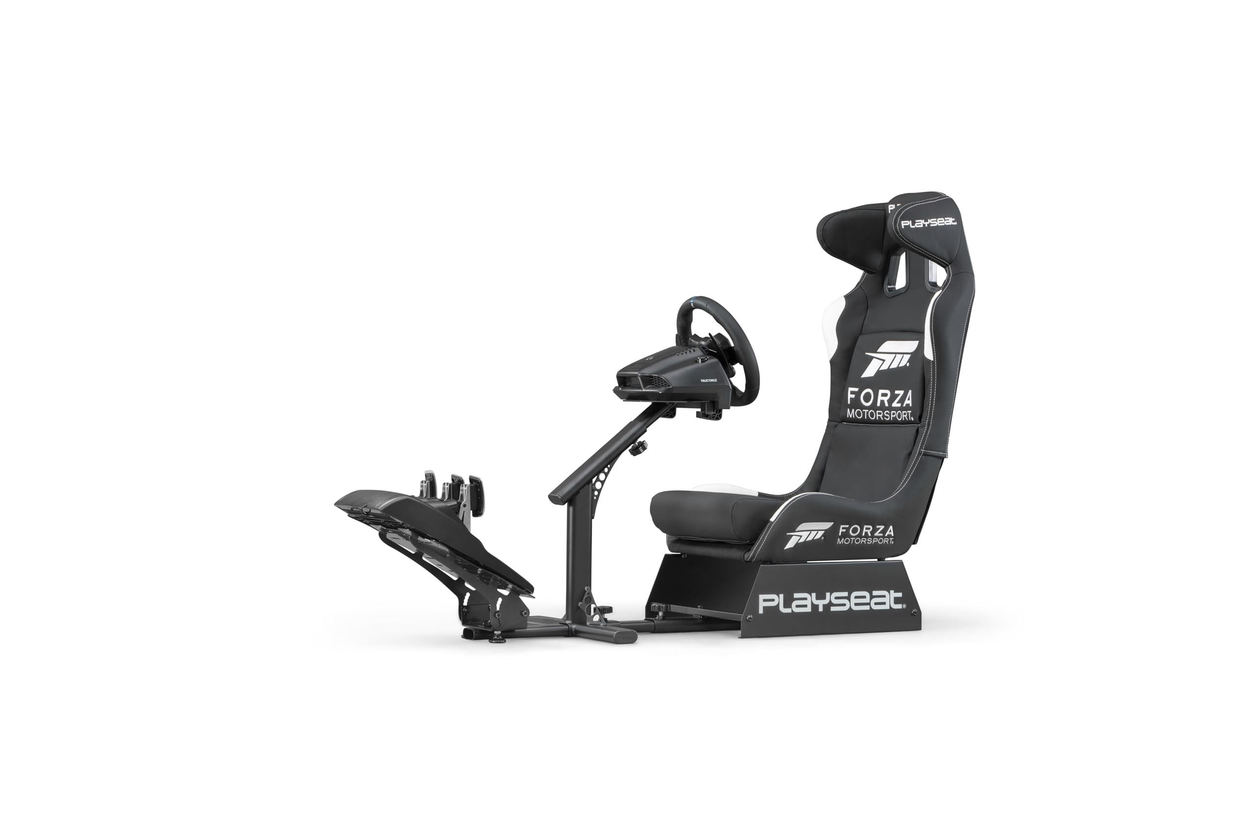 Playseat Evolution Pro Sim Racing Cockpit | Comfortable Racing Simulator Cockpit | Adjustable | Compatible with All Steering Wheels & Pedals on The Market | Supports PC & Console | Forza Motorsport