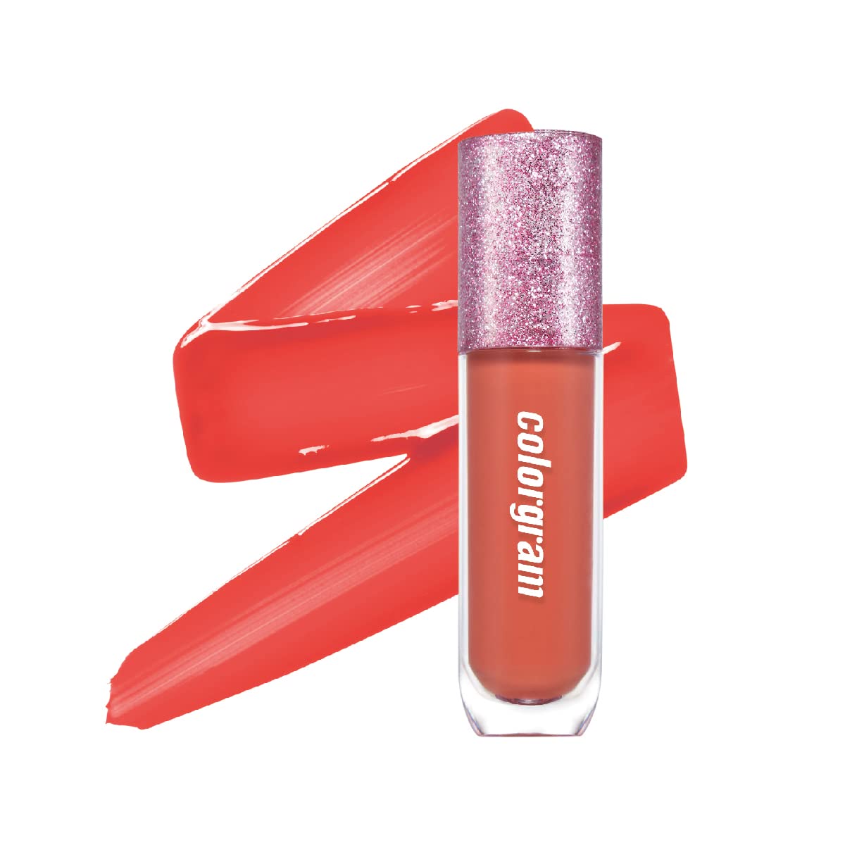 COLORGRAM Thunderbolt Tint Lacquer #04 Daily Tok | Highly Pigmented, Long Lasting, Moisturizing Lip Stain, Buildable and Blendable Lip Tint (0.2 fl.oz)