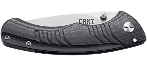 Columbia River Knife & Tool CRKT Full Throttle EDC Folding Pocket Knife, Everyday Carry Utility Folder with Frame Lock, Drop Point Blade with Bead Blast Finish, Outburst Assisted Opening 7031
