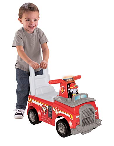 Paw Patrol Kids Ride On Marshall Fire Truck Ride-On with Lights and Sounds