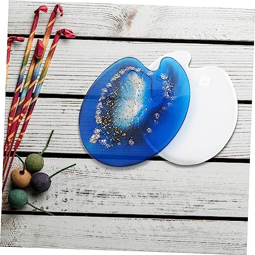 Hand Molds 2pcs Display Rack Mold Resin Tools Paint Holder Tray Molds for Resin Holder Casting Molds Casting Decoration Craft Accessories Silicone DIY Tools DIY Craft Mold Mix