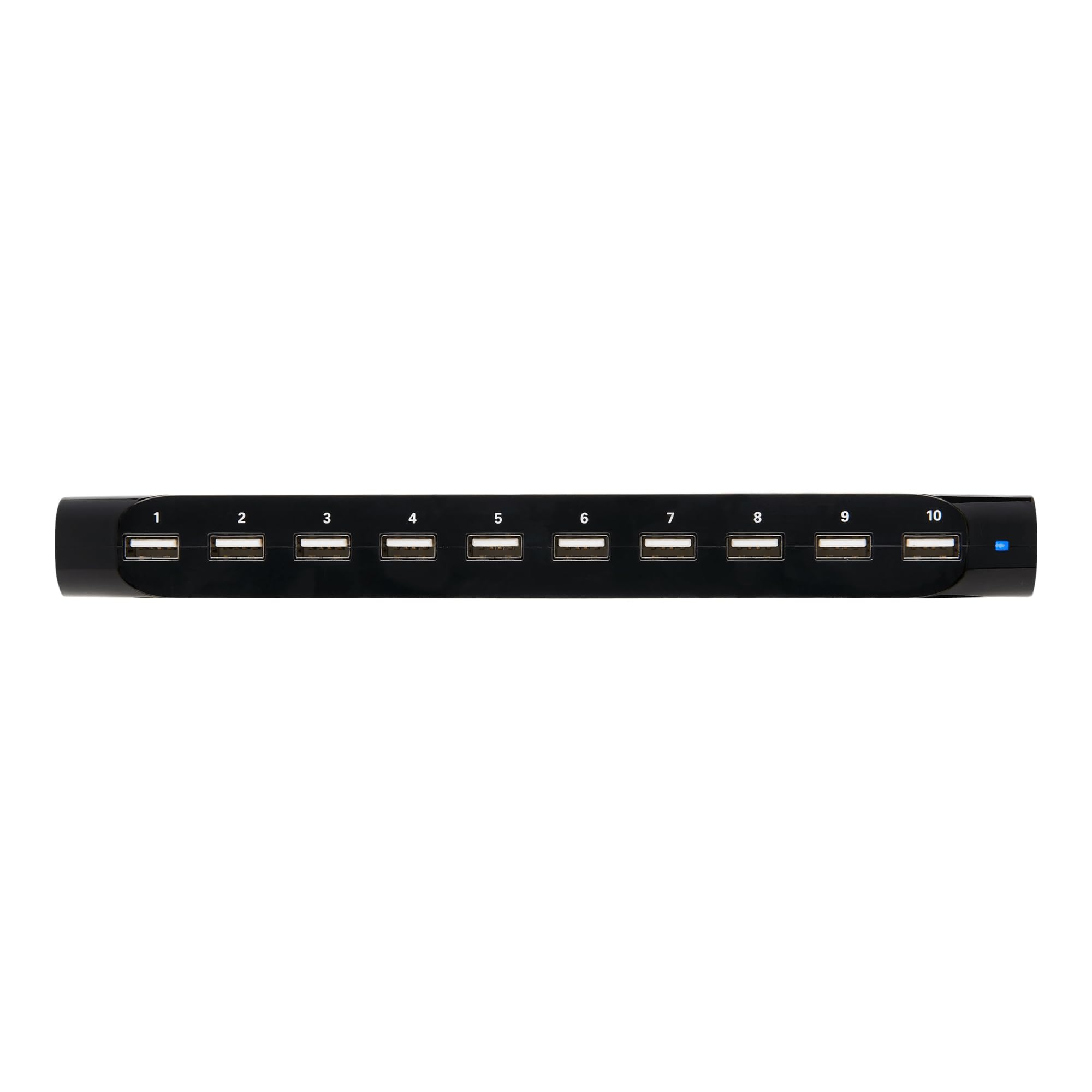 TRIPP LITE 10-Port USB Charging Station Dock with Storage Slots for Tablet iPhone iPad & Laptops (U280-010-ST),Black