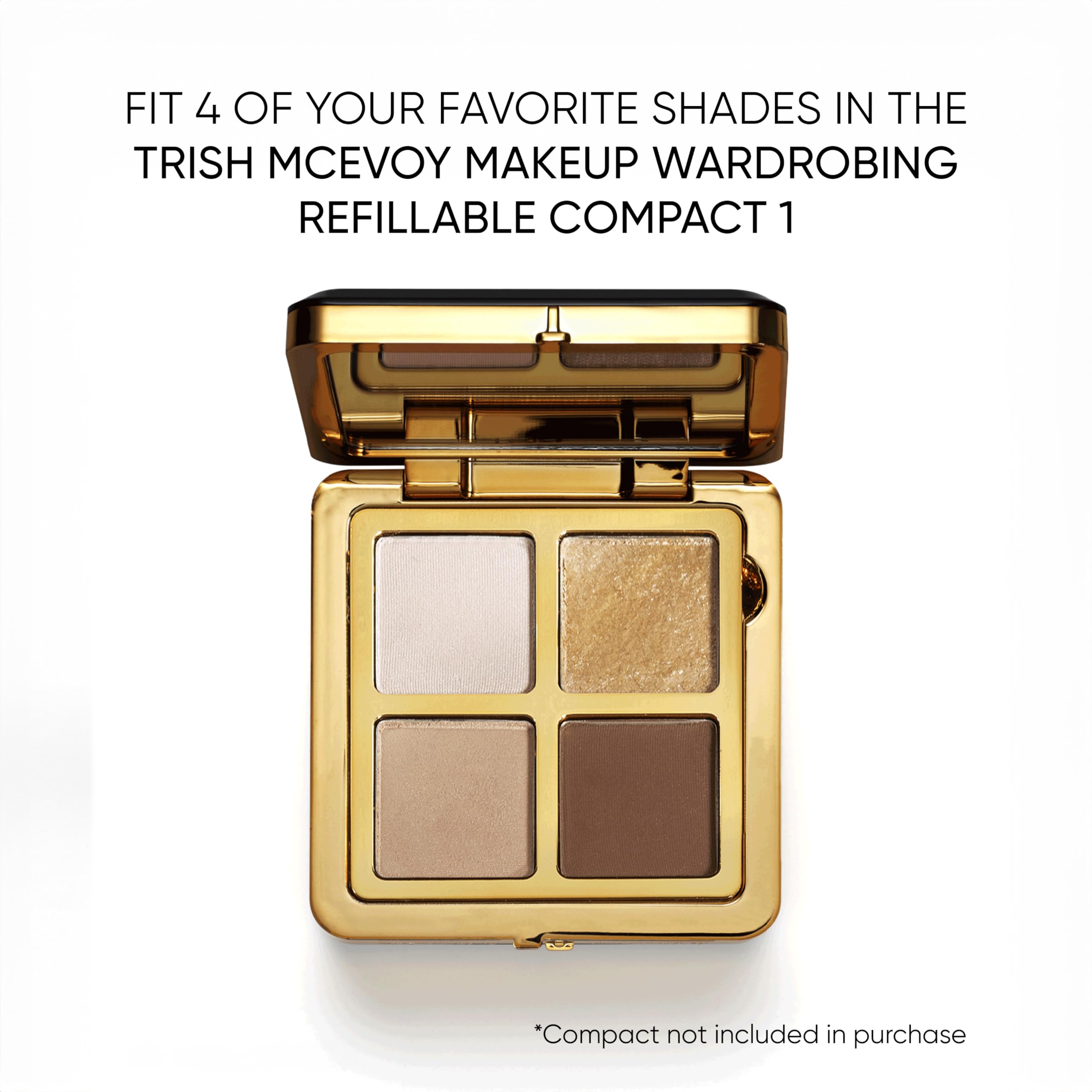 Trish McEvoy Glaze Eye Shadow Refill, Cream, 0.04 OZ / 1.4 G