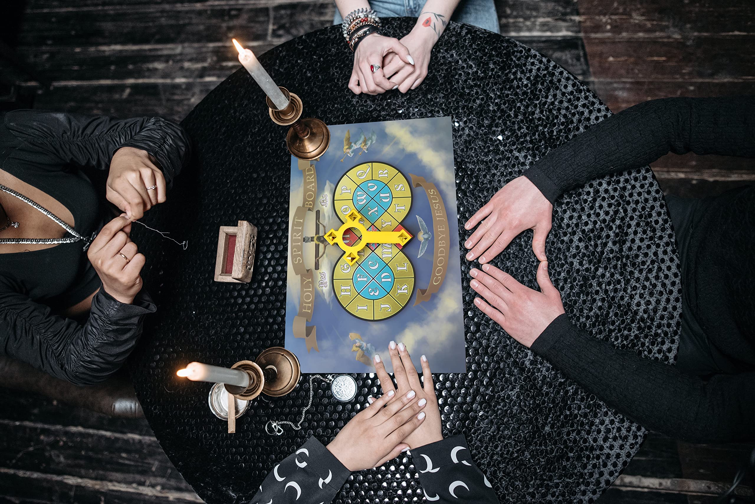 The Holy Spirit Board by Holy Spirit Games - Christian Religious Talking Board for Seance with Planchette