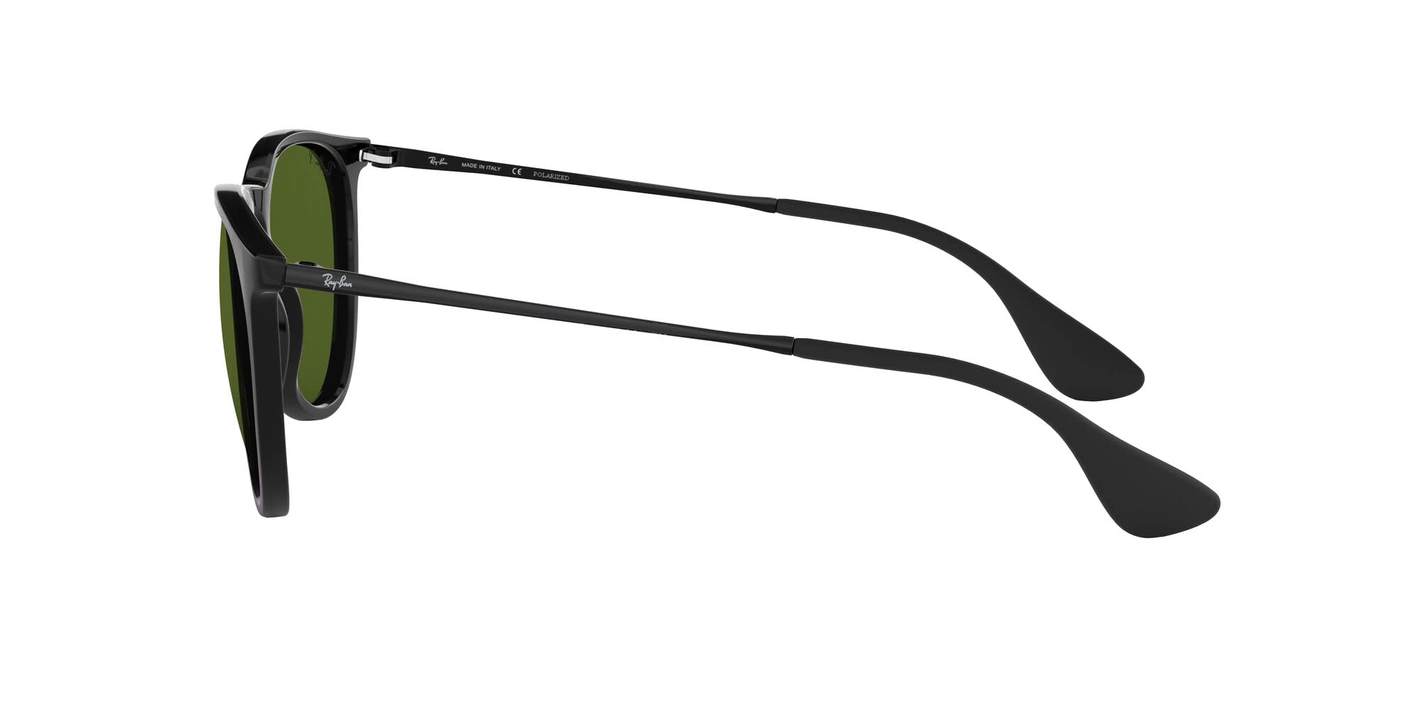 Ray-Ban RB4171F Erika Low Bridge Fit Round Sunglasses, Transparent/Light Grey Gradient Dark Grey, 54 mm