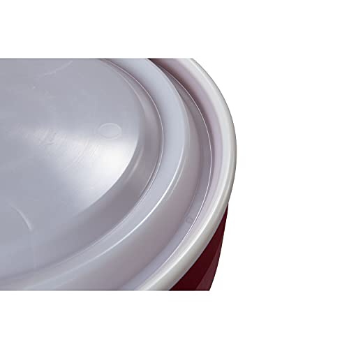 Eagle 30 Gallon High Density Polyethylene Lab Pack Barrel Drum with Metal Lever-lock Lid, 28.5" Height, 21.25" Diameter, Blue, 1601MB