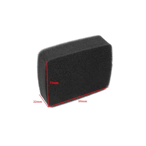 Create idea 2pcs Lawn Mower Air Filter Cotton Air Filter Sponge 17211-896-000 Lawn Mower Air Filter Foam 99x77x22mm Sponge Air Filter Compatible with Honda G100 Engines