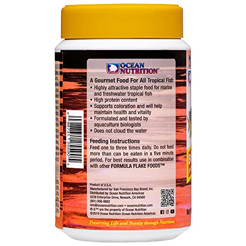 Ocean Nutrition Brine Shrimp Plus Flakes 5.5-Ounces (154 Grams) Jar