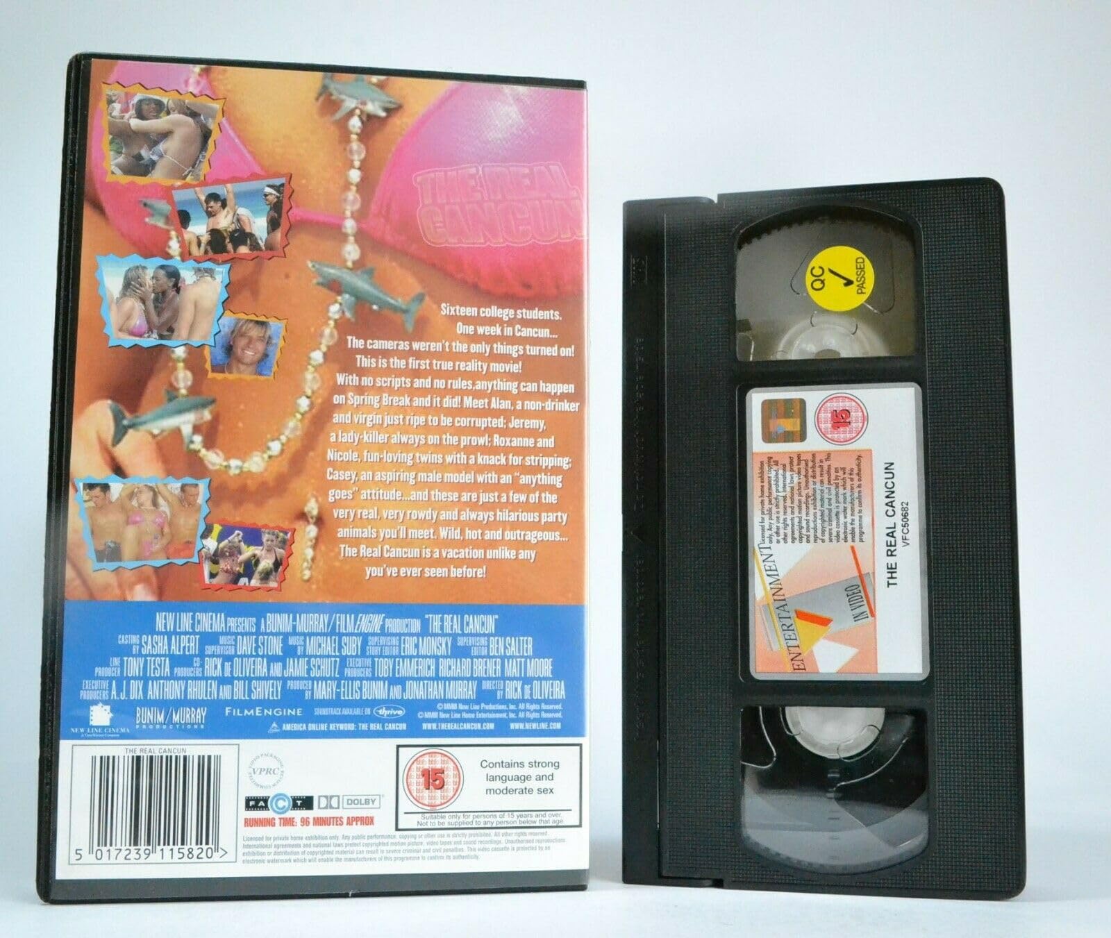 The Real Cancun: First Reality Movie - Large Box - Spring Break In Mexico - VHS