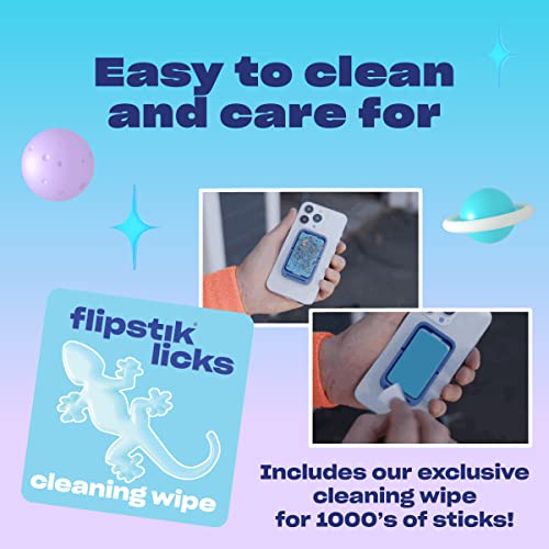 Flipstik 2.0 Foldable Adhesive Phone Mount β Sticks to Any Flat Surface β Hands Free Selfies, Videos, Car Mount, Phone Stand, Travel Accessory β Sticky Phone Mount | Sentiment Calm