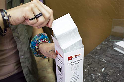 CPR Savers and First Aid Supply CPR Training Face Shields for Easy Sanitation on Manikins (1)