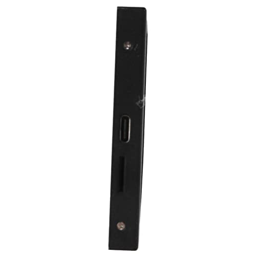 Computer CPU GPU RAM HDD Data Monitor, USB Display Brightness Stepless Adjustment IPS Type C Secondary Screen Clear for PC(Black)