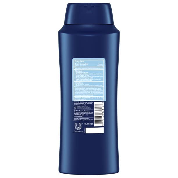Suave Professionals for Men Anti Dandruff Shampoo 28 Fl. Oz. 2 Pack (Classic Clean 2 in 1)