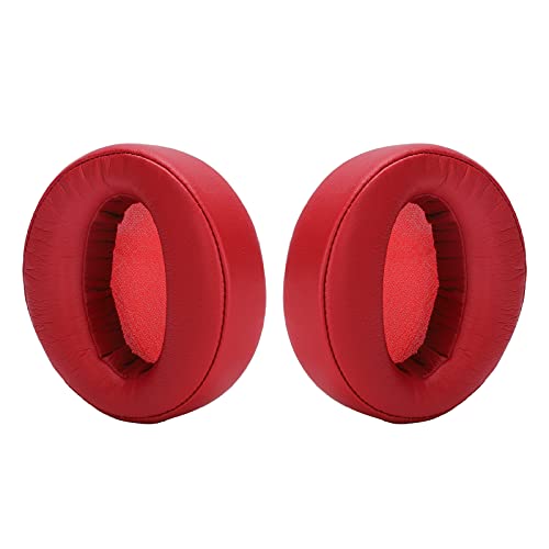 Ear Pads Cushion Replacement for Sony MDR?XB950BT, PU Leather Headphone Earpads Replacement Parts, Comfortable to wear(red)