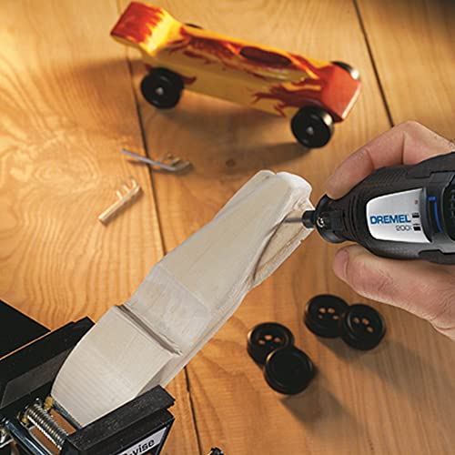 Dremel 200-1/21 Two-Speed Mini Rotary Tool Kit with 21 Accessories- Hobby Drill, Woodworking Carving Tool, Glass Etcher, Small Pen Sander, Garden Tool Sharpener, Craft and Jewelry Drill