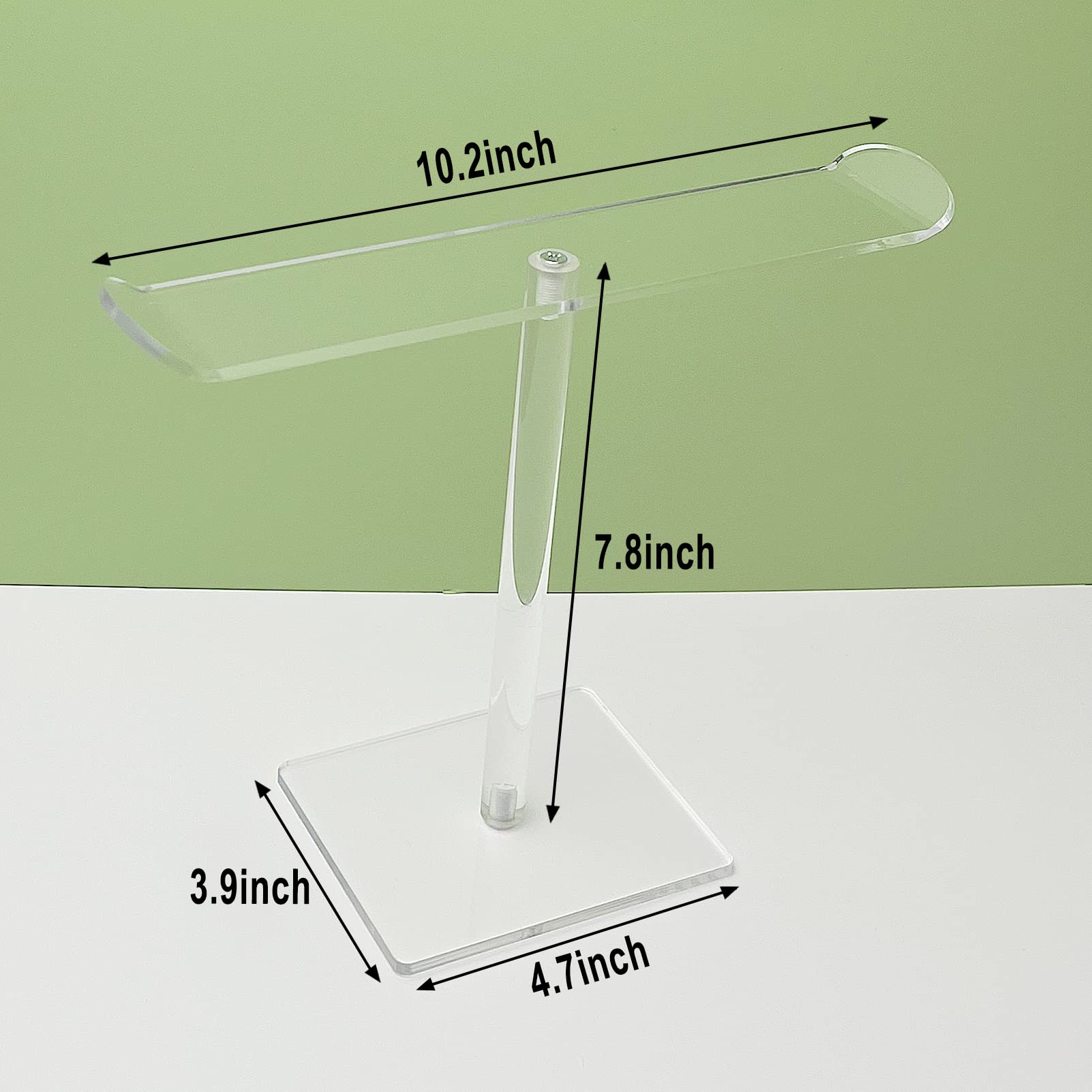 Bigfety Acrylic Headband Holder, Hair Accessories Organizer Clear Stand for Girls