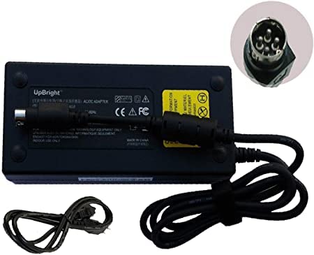UpBright 4-Pin 12V 8.33A AC/DC Adapter Compatible with Synology Disk Station DS410 DS410j DS411 DS411J DS412+ DS415play DS415 play DiskStation Network Storage NAS 12VDC 8.3A 100W Power Supply Cord PSU