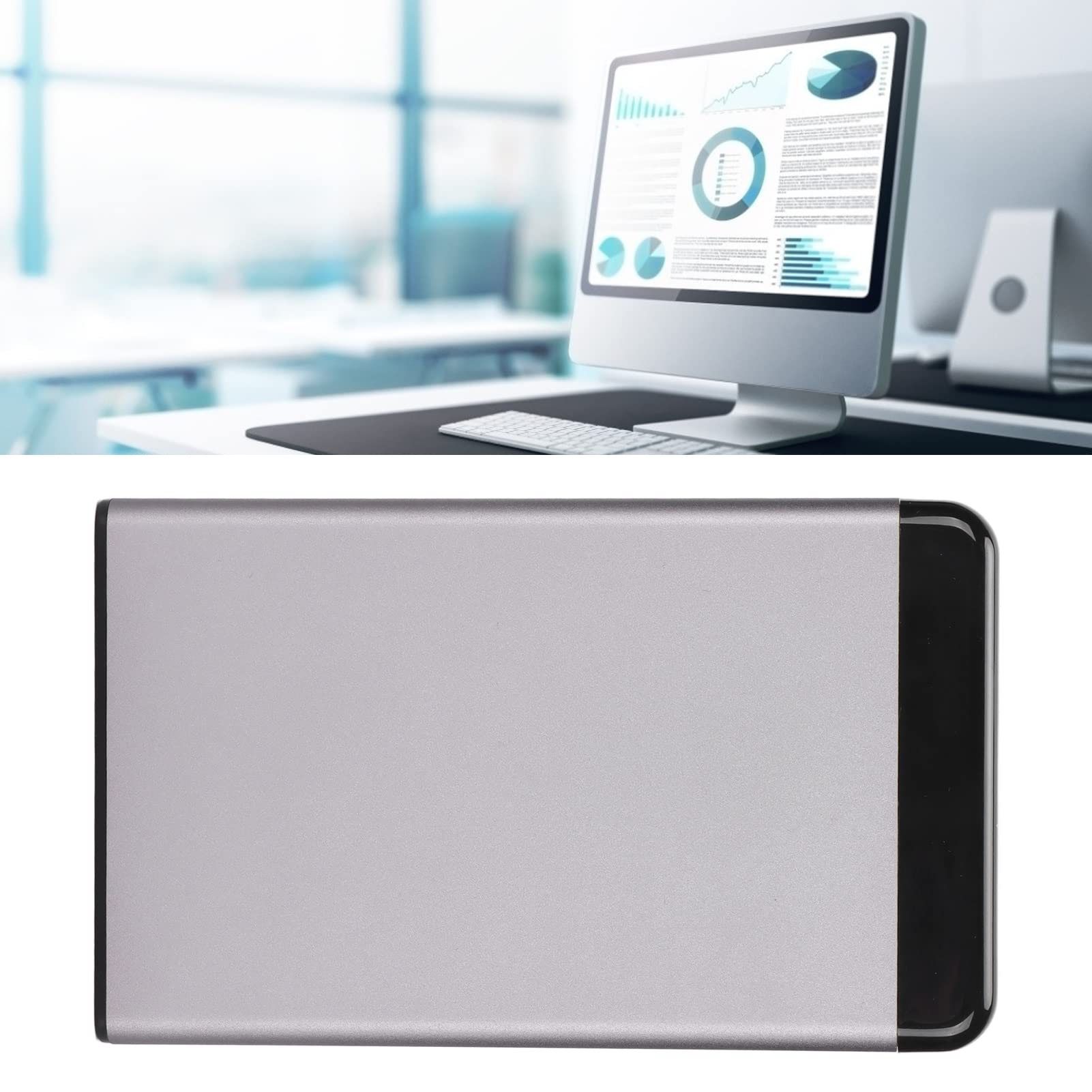 Hard Drive, External SSD Portable Metal Design for Desktop Computers for Notebooks for All in One Computers(#1)