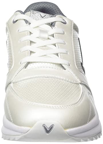 Callaway Women's Golf Shoe, White Grey, 4.5 UK Wide