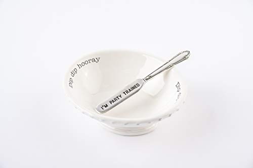 Mud Pie Dip Bowl Set, Hooray, 2" x 6"