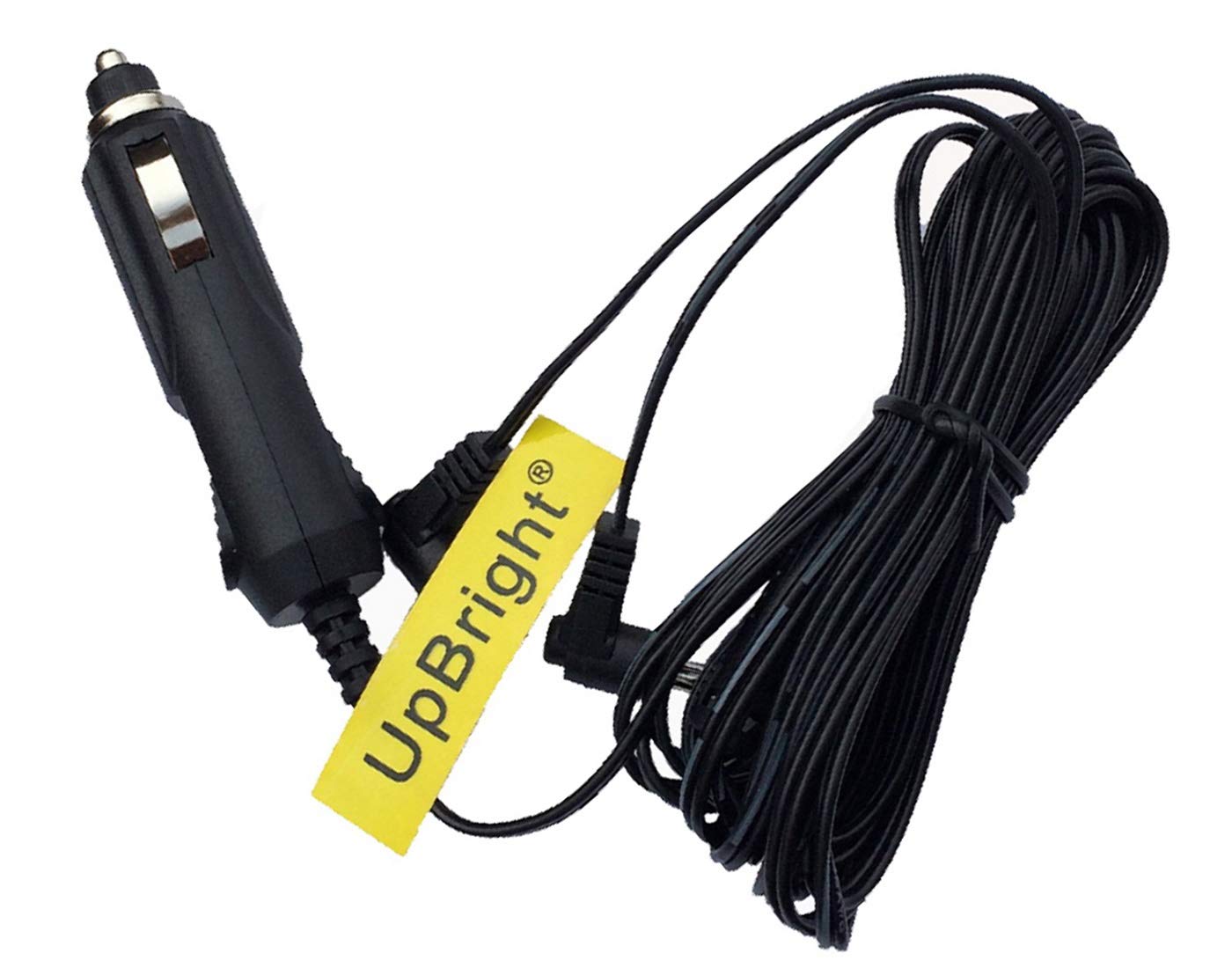 UpBright 9V -12V Car DC Adapter 2 Output Plug Tips Compatible with Insignia NS-P10DVD NS-P10DVD11 NS-P10DVD18 NS-DD10PDVD19 NSP10DVD11 NSP10DVD18 Dynex IS-PD7BL IS-PDVD10 ISPD7BL DVD Player Auto Power