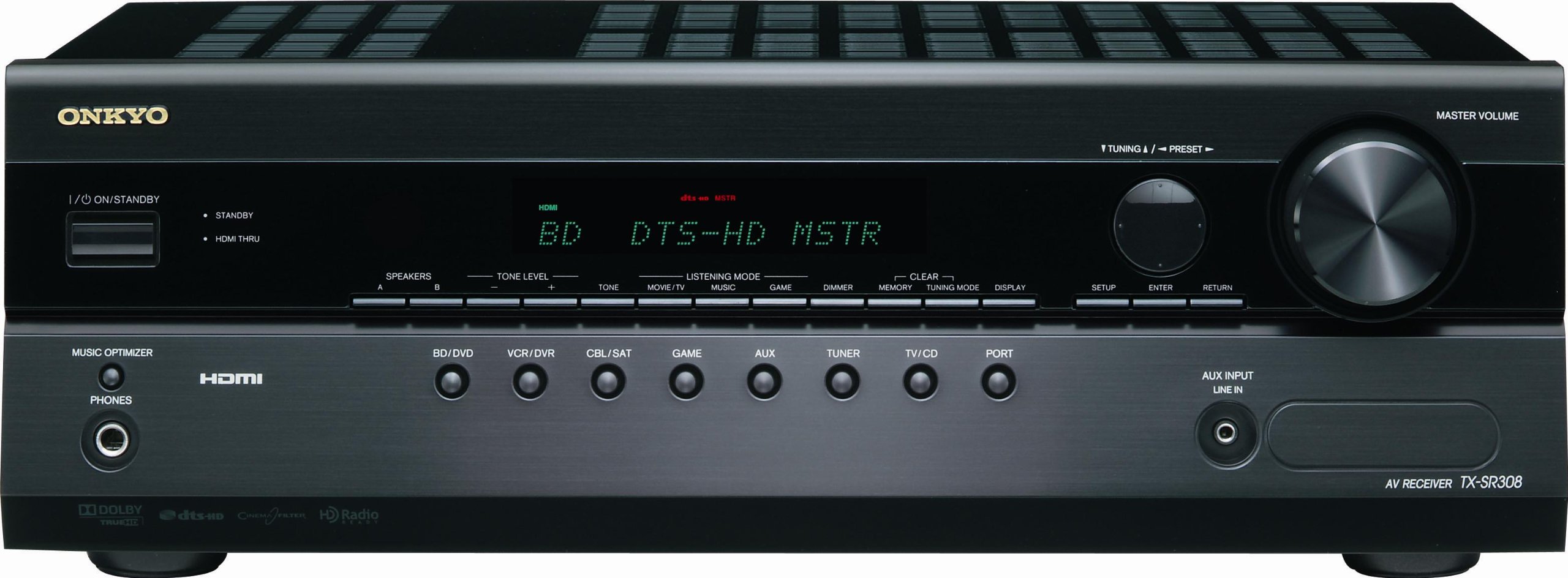 Onkyo TX-SR308 5.1-Channel Home Theater Receiver (Black) (Discontinued by Manufacturer)
