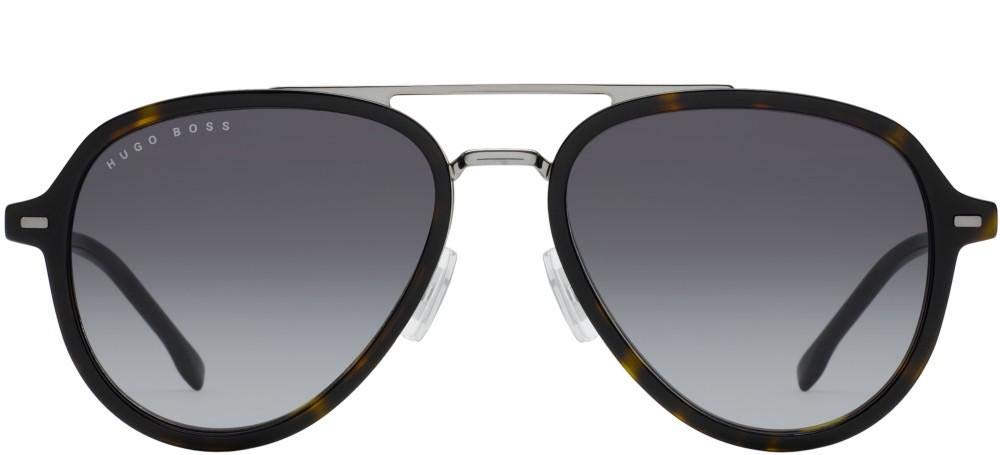 BOSS by Hugo Boss Men's BOSS 1055/S Pilot Sunglasses, Dark Havana, 56mm, 18mm