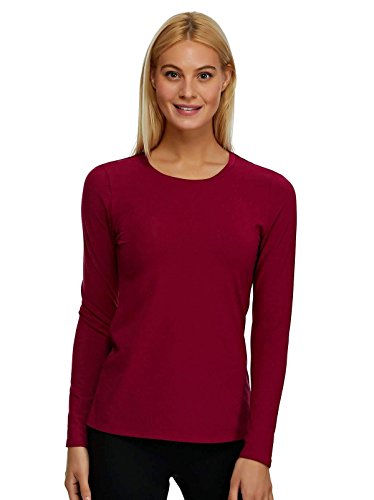 Felina | Key Item Long Sleeve Crew Neck Tee | Cotton & Modal | 2-Pack (Black Heather Gray, Large)