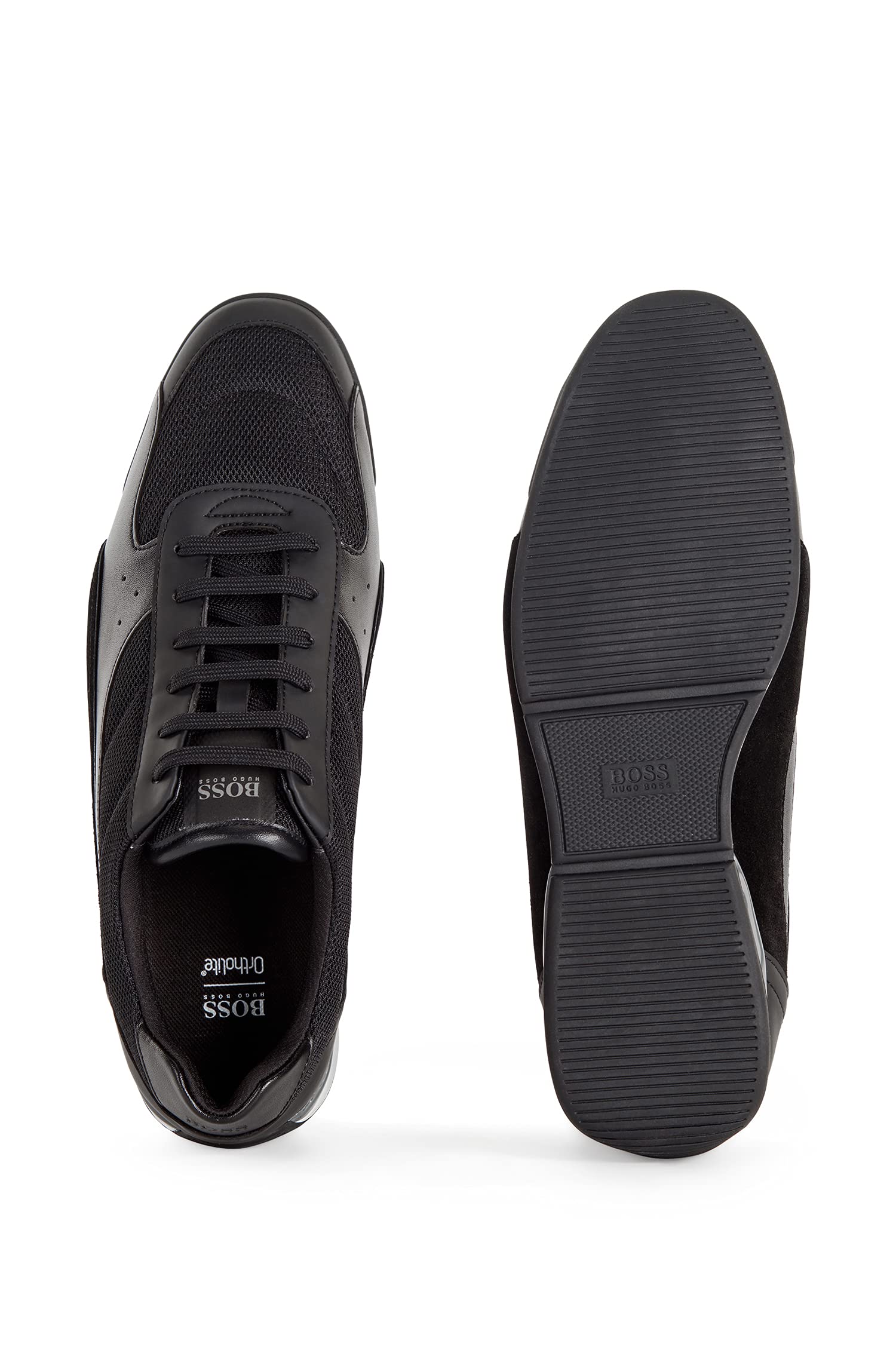 BOSS Men's Sneaker, Black 1, 11