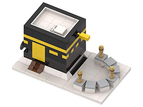 Kaaba Bricks Islamic Toy Building Blocks Set Included Guide of 64 Steps Durable Quality Brain Booster Maze Puzzle Islamic Educational DIY Building Kit Ideal for Boys Girls Preschool (325 Pieces)
