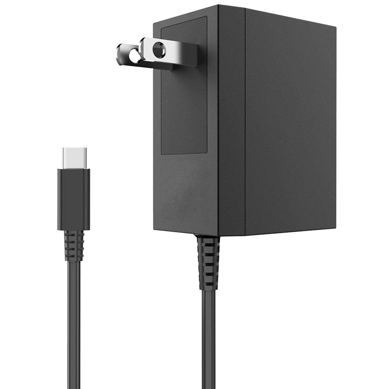 Kahool Switch Charger with TV Dock Set for Nintend Switch, Switch Lite, OLED,Non-OEM AC Power Adapter with 5ft Charging Cable, Portable Docking Station Base Cradle