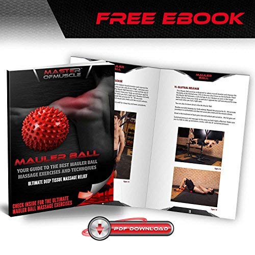 Massage Ball - Spiky for Deep Tissue Back Massage, Foot Massager, Plantar Fasciitis & All Over Body Deep Tissue Muscle Therapy - Your Compact Muscle Roller
