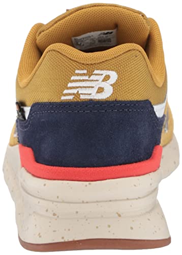 New Balance Men's 997H V1 Classic Sneaker, Gold Moss/Black, 9