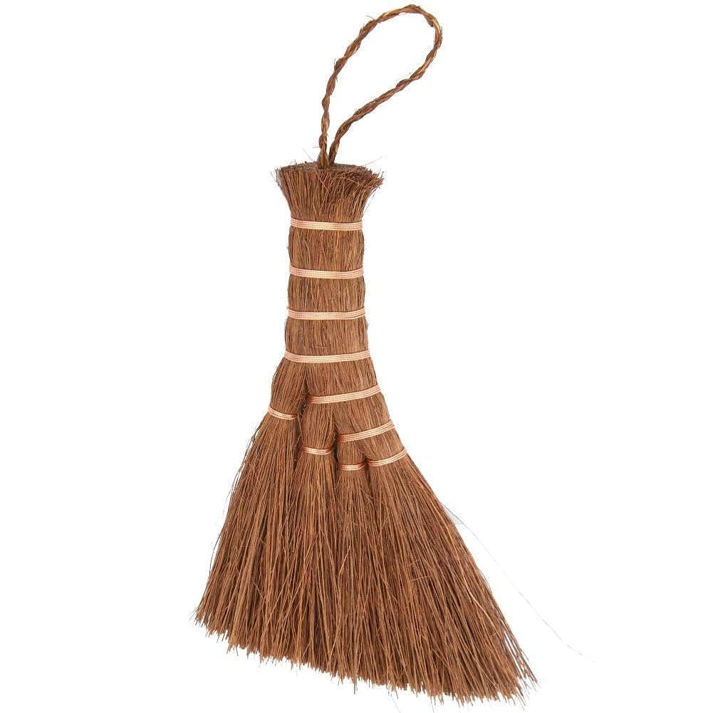 Whisk Broom, Mini Broom for Home Tea Tray Small Whisk Broom Small Broom Small Straw Tea Hand Broom Sweet Broom Tea Leaves
