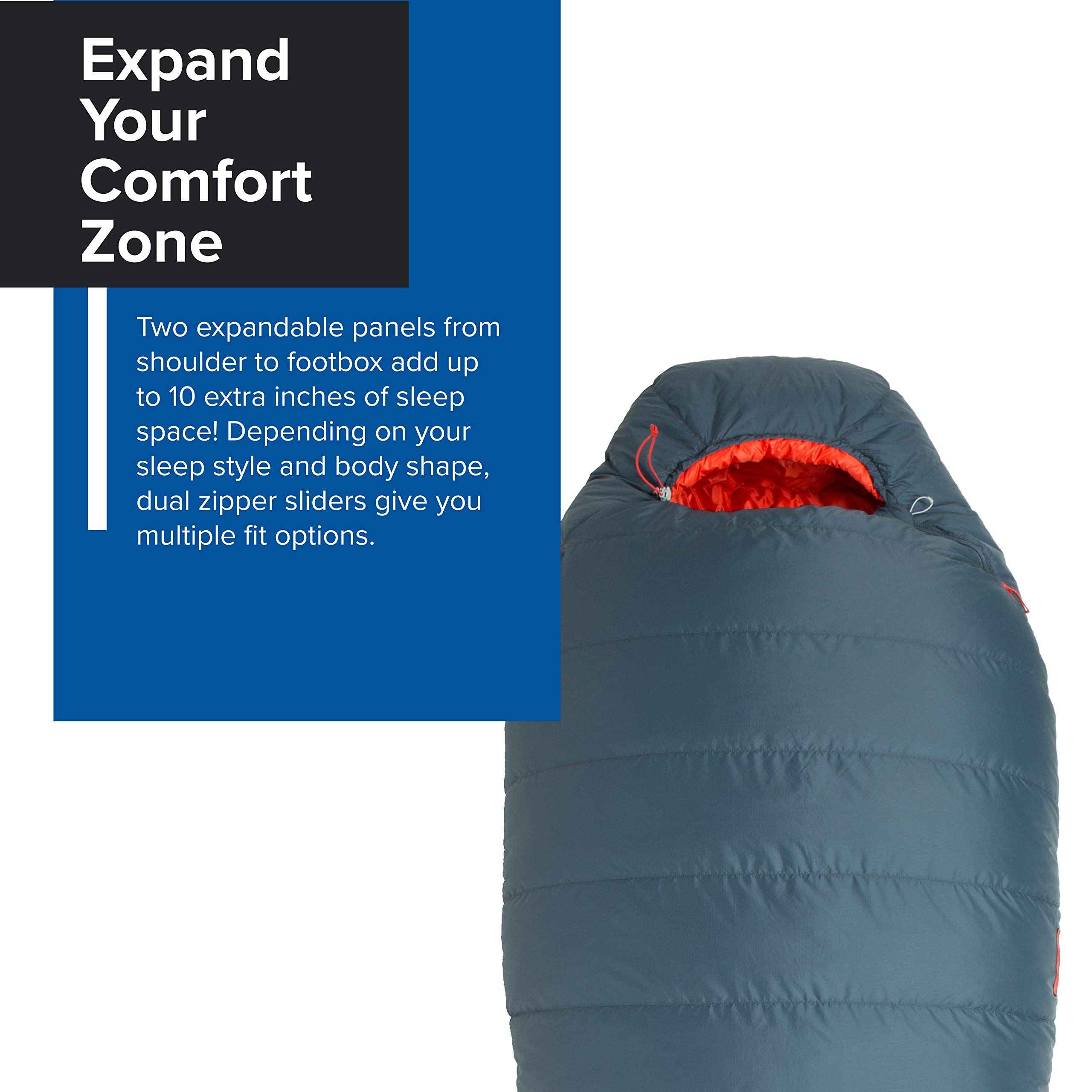 Big Agnes Torchlight (600 DownTek) Sleeping Bag, 30 Degree, Long
