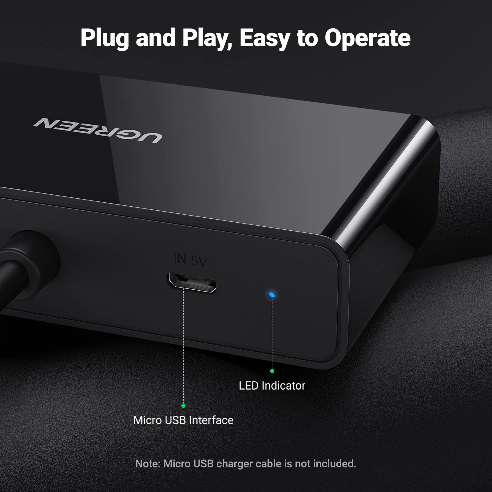 UGREEN VGA Splitter 1 in 2 Out Screen Duplication Support Mirror Mode Only Y Splitter Computer Monitor VGA SVGA Port with 1M Cable Support 1080P 60Hz for Laptop PC to Monitor