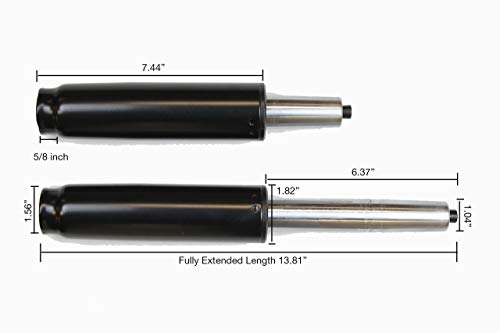 OFFICE FACTOR, Office Chair Gas Lift Cylinder Replacement, Hydraulic Pneumatic Shock Piston Heavy Duty (450 Lbs), Fits Most Executive Chairs, Highest End Class 4