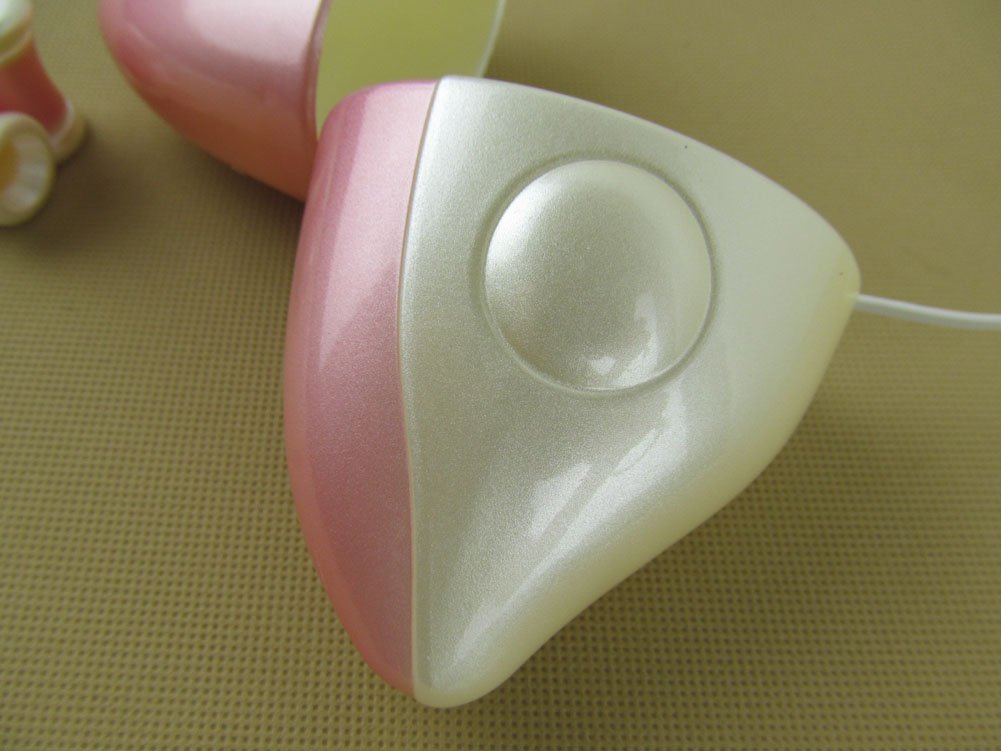 Happylifehere White Pink Hair Band Set Maid Ears Hand Made Anime Cosplay Prop Gift