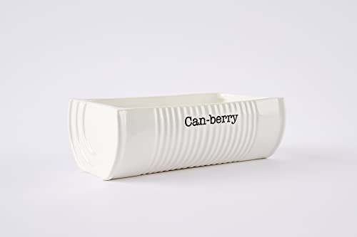 Mud Pie Can-Berry Ceramic Cranberry Serving Dish and Spatula Set