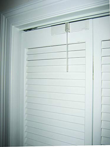 Safety Innovations Complete Deluxe Bi-fold Door Lock - (2- Pack) - Fits Doors from 1 1/8" - 1 3/8" Thick - Made from Unbreakable Clear Polycarbonate