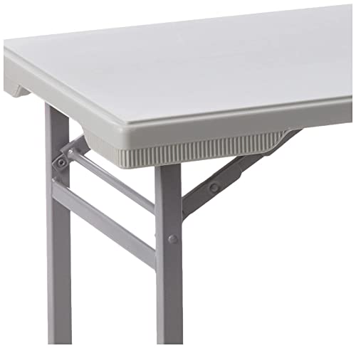 Office Star Resin Multipurpose Rectangle Folding Training Table for Home or Office, 5.87 Feet Long
