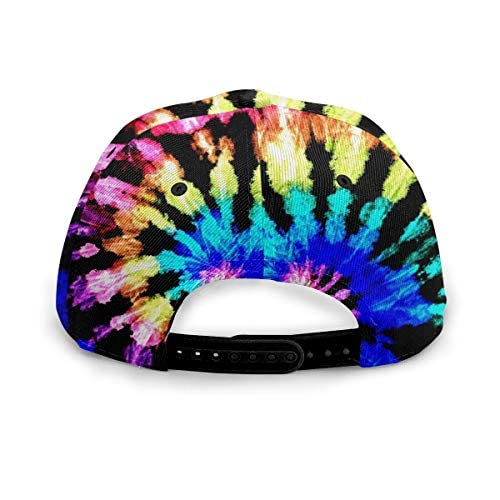 BWBFVPW Neon Tie Dye Print Baseball Cap Adjustable Twill Sports Dad Hat for Men Women