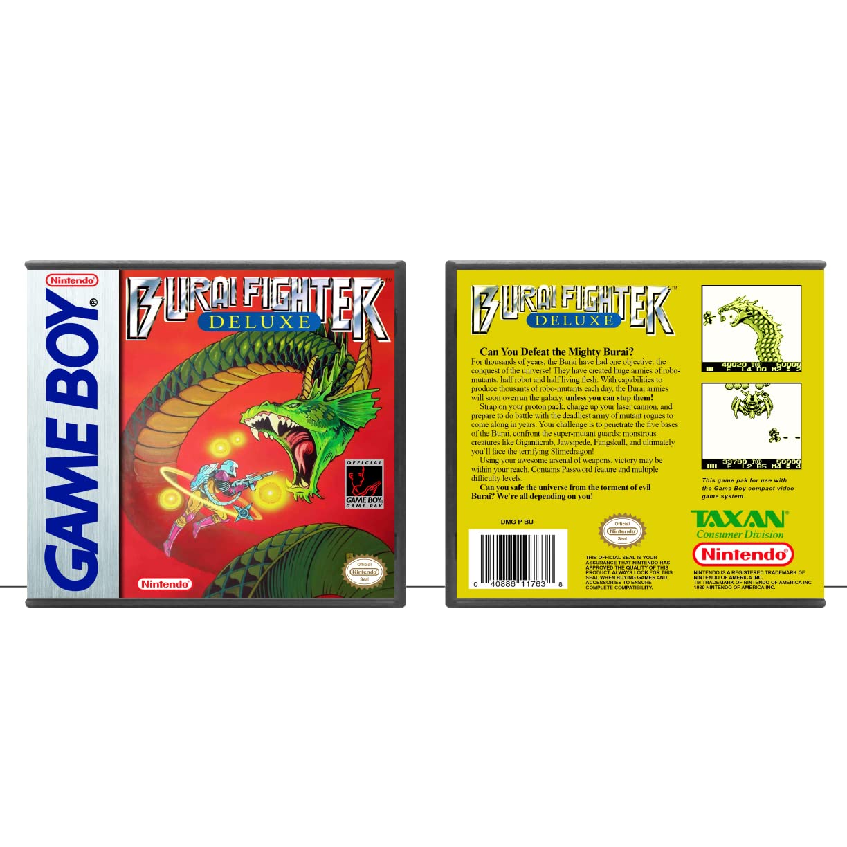 Burai Fighter Deluxe | (GB) Game Boy - Game Case Only - No Game