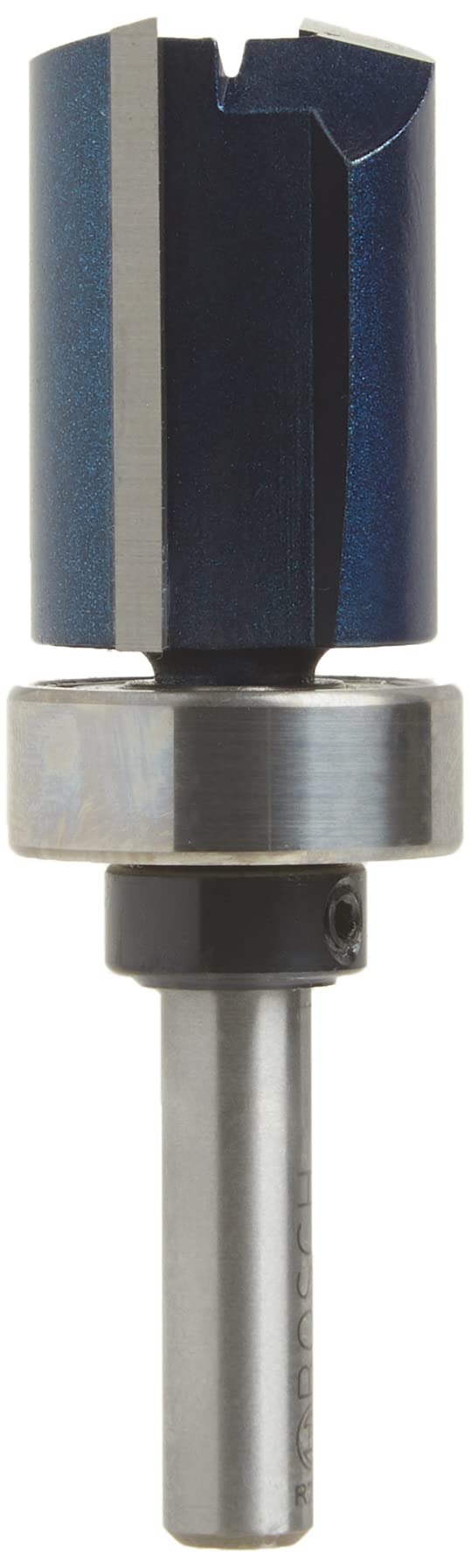 Bosch 85682MC 3/4 In. x 1 In. Carbide-Tipped Double-Flute Top-Bearing Straight Trim Router Bit