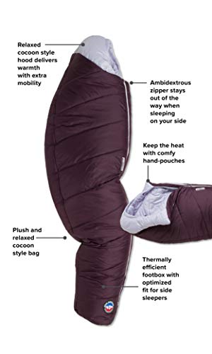 Big Agnes Women's Sidewinder Camp 20 Sleeping Bag (FireLine Eco) Regular