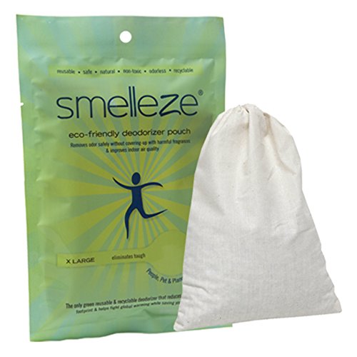 SMELLEZE Reusable Paint Odor Remover Deodorizer Pouch: Gets Fumes Out Without Scents in 150 Sq. Ft.