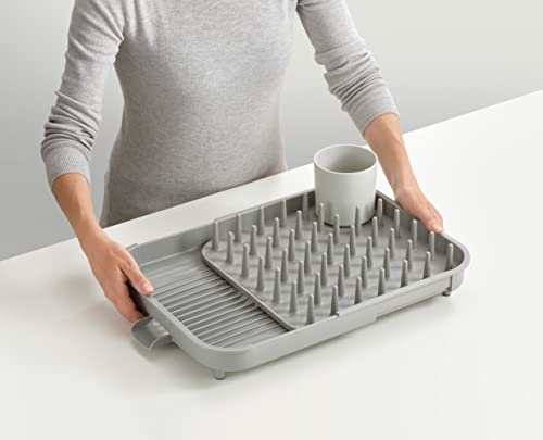 Joseph Joseph Duo Expandable Dish Drying Rack, Gray, 2-Tier