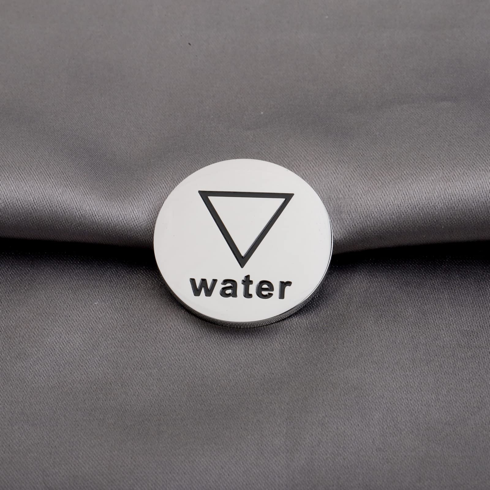 CENWA Alchemical Token Four Element Symbols Token Fire Earth Water Air Symbol Triangle Symbol Token (water token)
