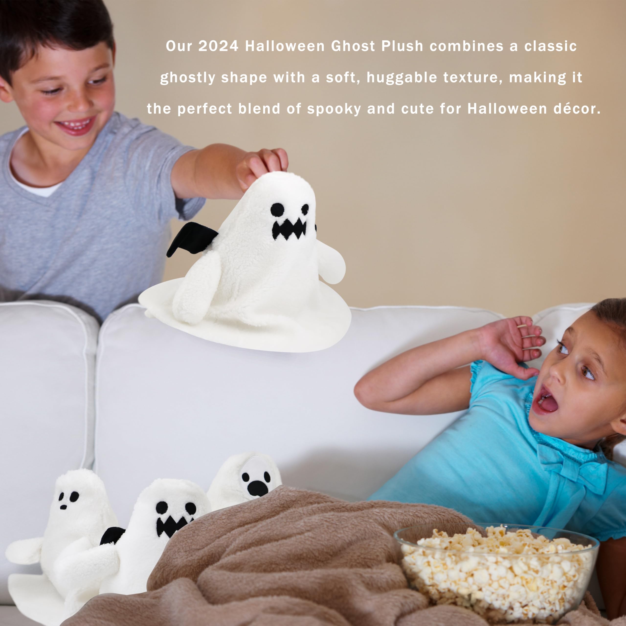 CNAANA 2024 New Halloween Ghost Plush ¨C Soft Ghost Pillows, Perfect and Decorations, Ideal for Home and Party D¨¦cor
